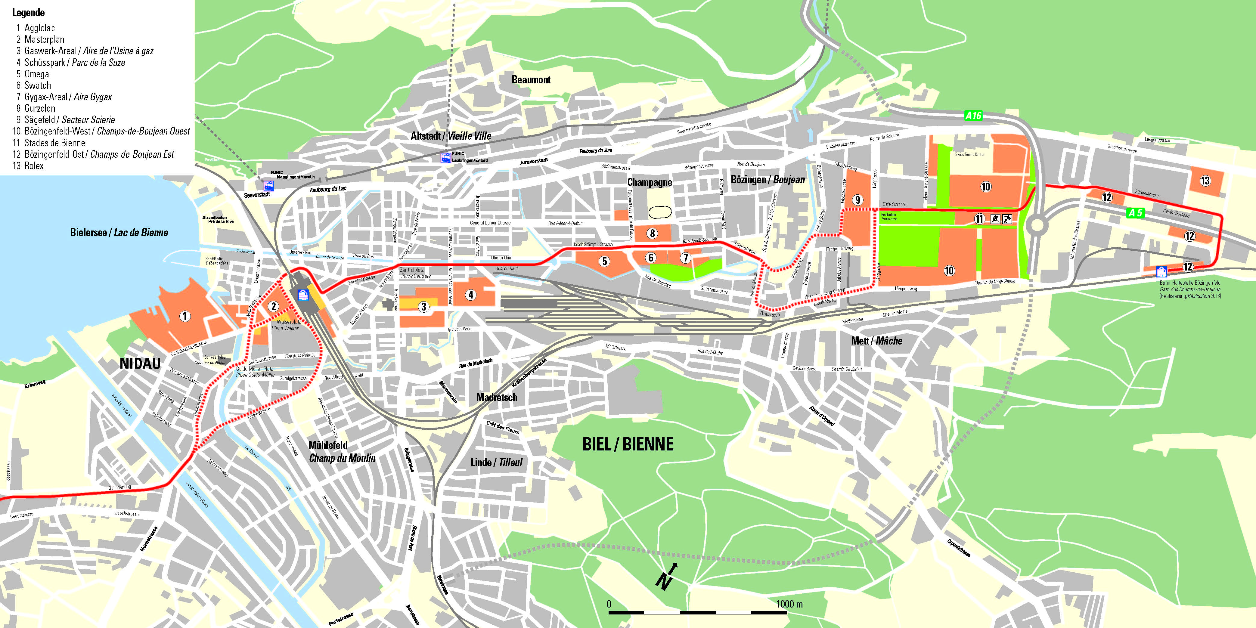 Regiotram Biel/Bienne - Die Bevölkerung kann sich zum Projekt äussern ...